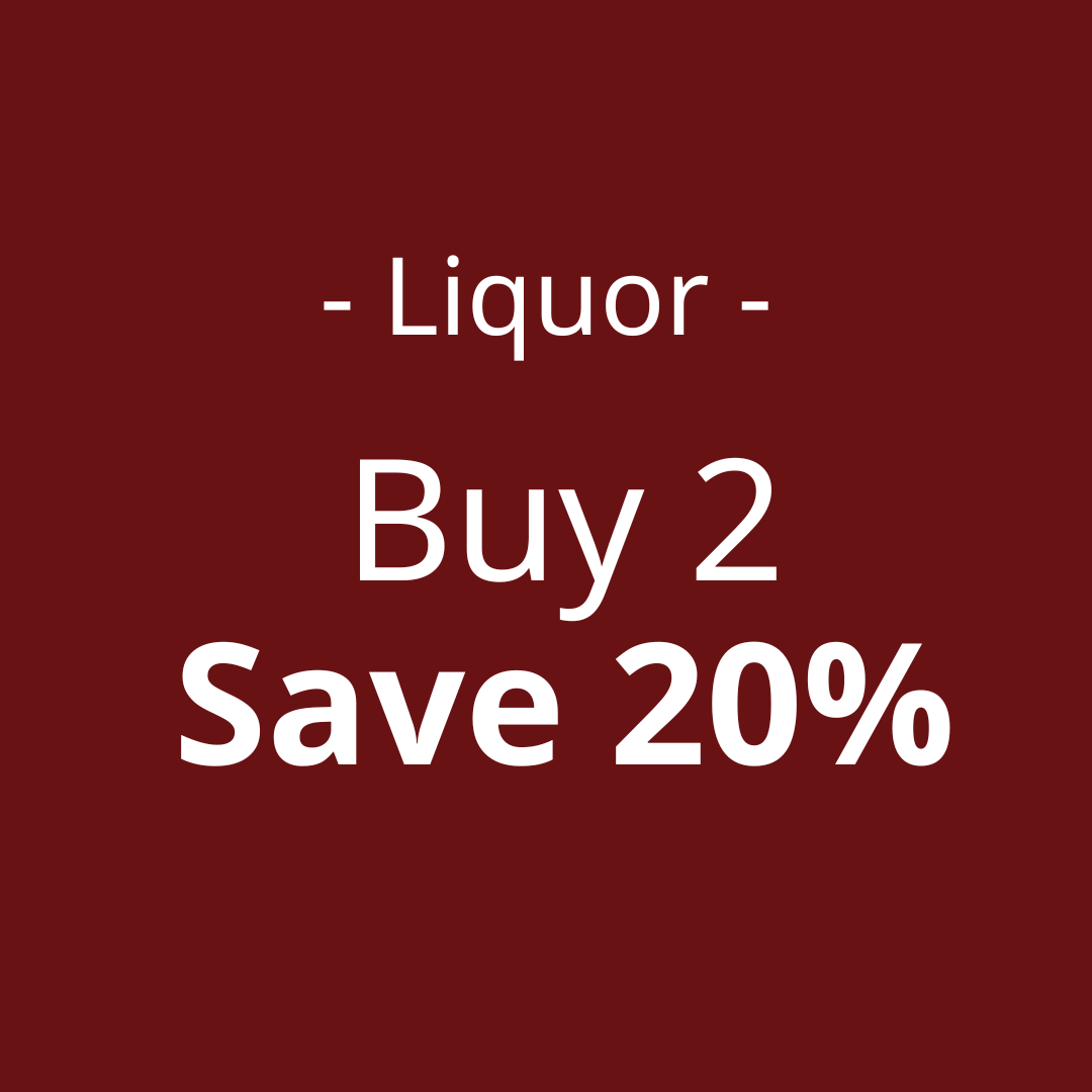 Liquor | Buy 2 Save 20%